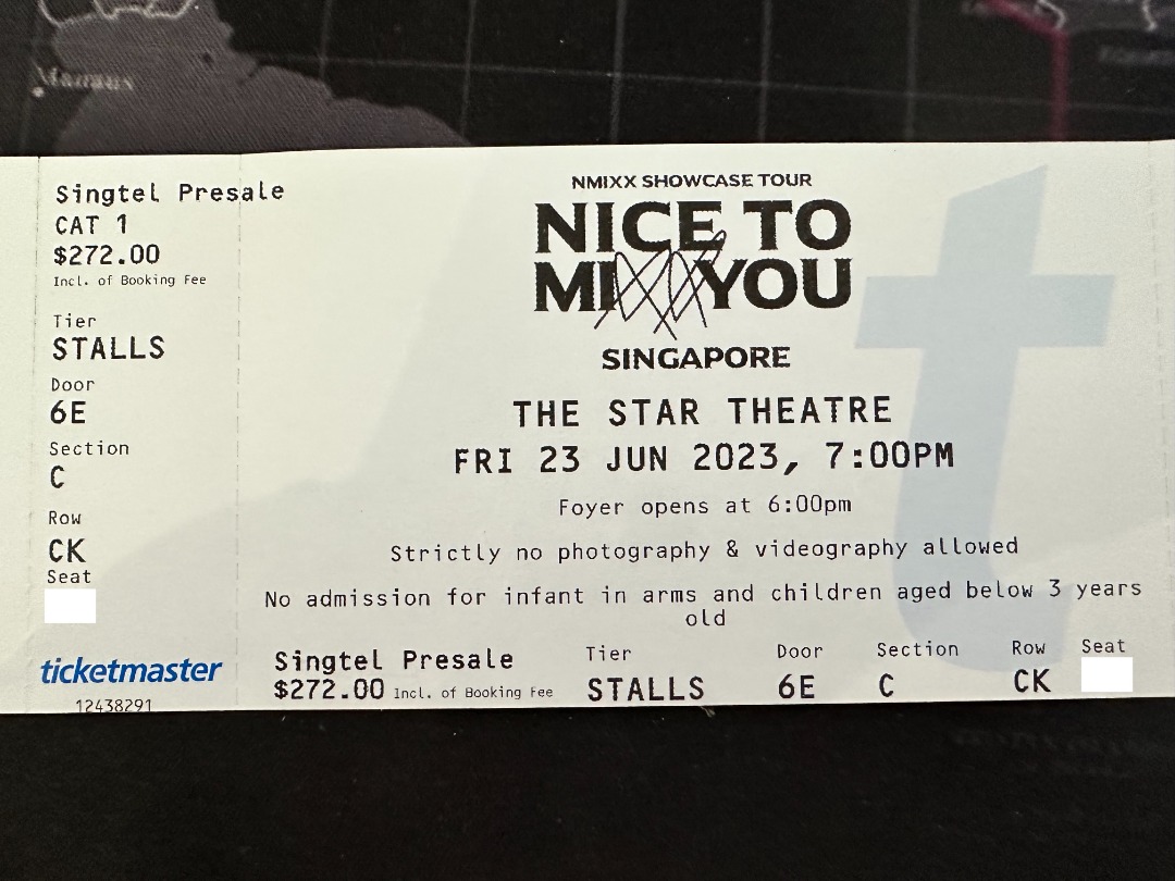 NMIXX concert CAT 1 row CK, 2 physical tix for sale, Tickets & Vouchers ...