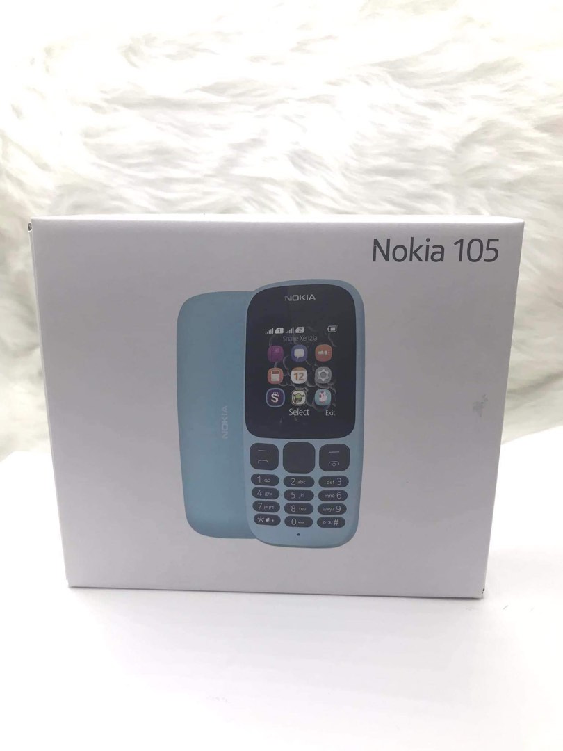 Nokia 105 Original Mobile Phone Dual Sim Standard Removable battery ...