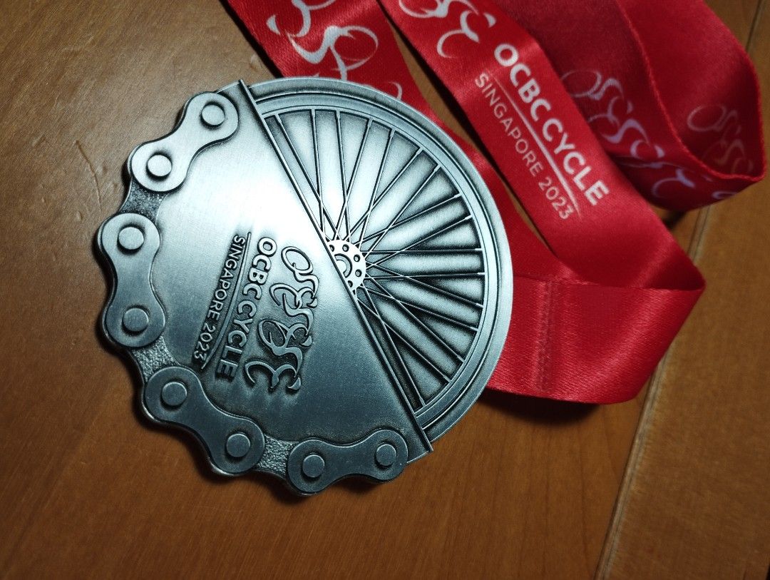 OCBC cycle 2023 medal, Sports Equipment, Other Sports Equipment and ...