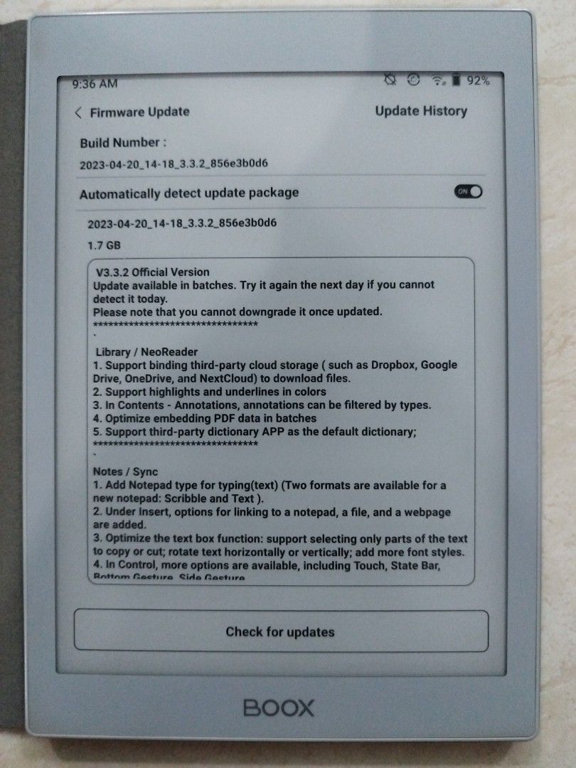 Onyx Boox Nova Air e-ink ereader and note taker, Mobile Phones ...