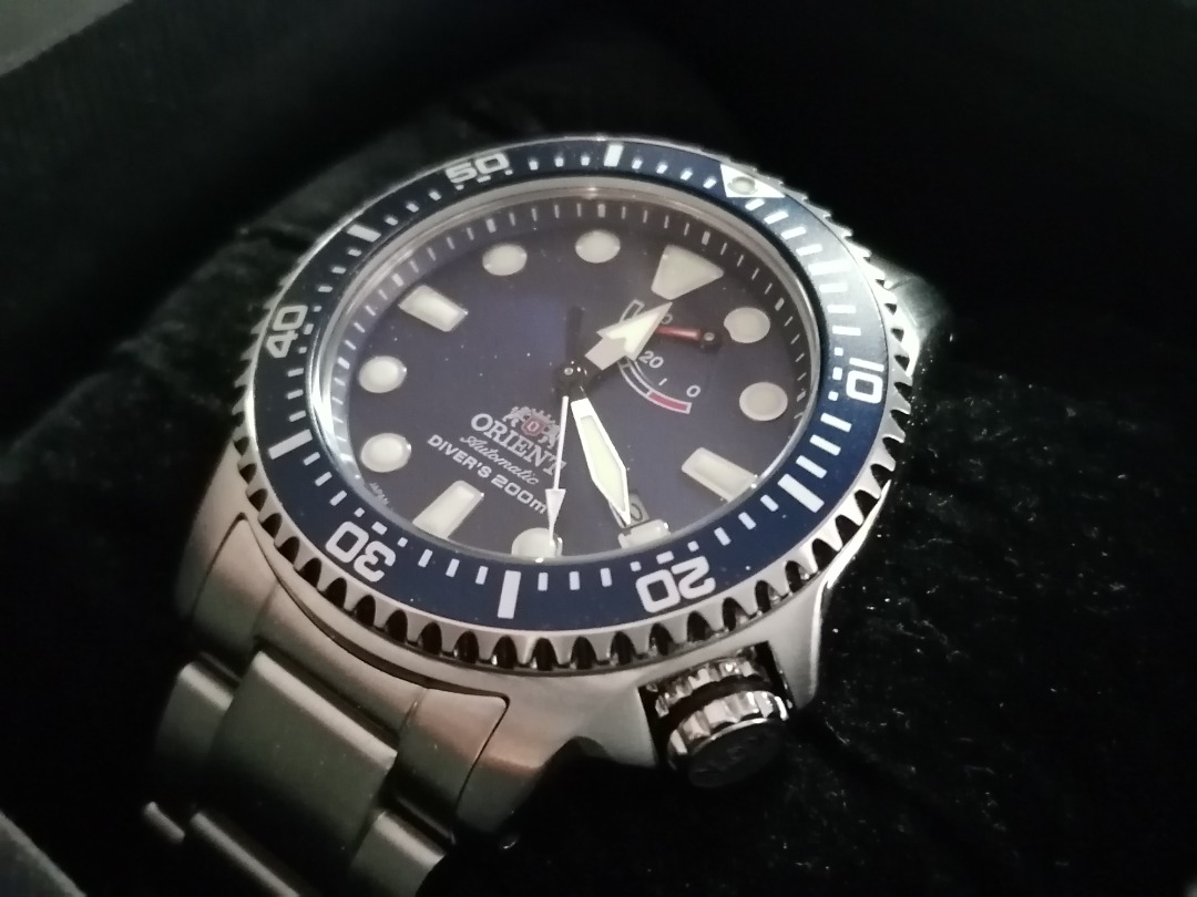 Orient Neptune Triton Watch Blue Dial, Luxury, Watches on Carousell