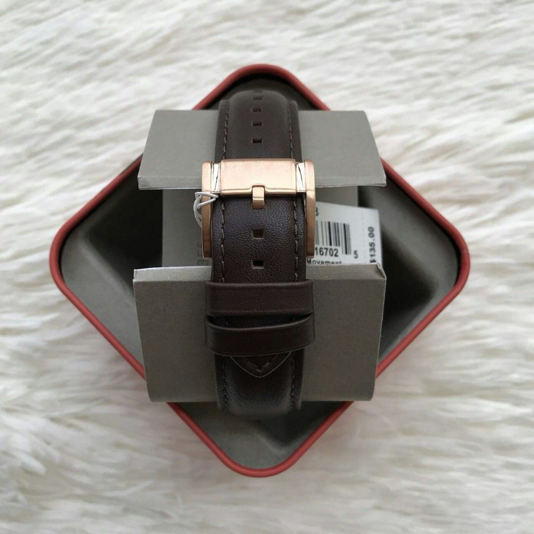 ORIGINAL FOSSIL FS5068 GRANT CHRONOGRAPH LEATHER WATCH, Men's Fashion ...