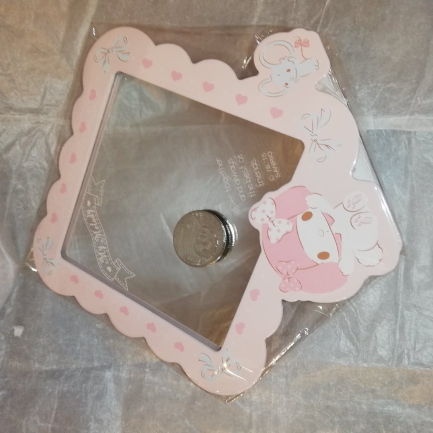 Original Sanrio 2015 My Melody Mirror Metal Frame Desktop on Carousell