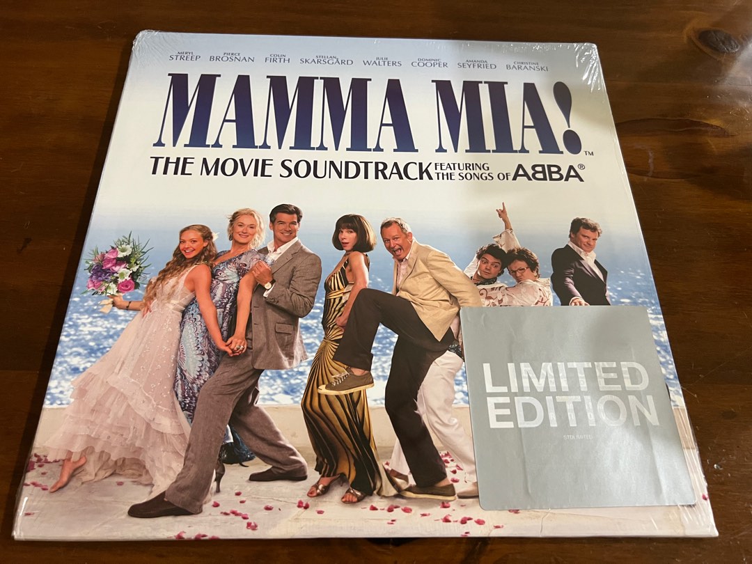 (OUT OF PRINT) Mamma Mia! - The Movie Soundtrack (2LP Limited Edition Vinyl), Hobbies & Toys ...
