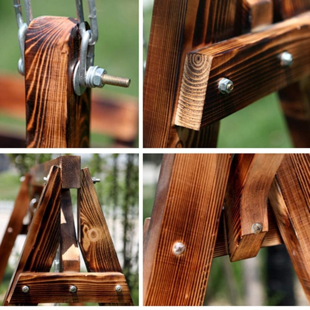 Outdoor Swing Chair Wooden Rocking Buaian Kayu Home Solid Wood Garden ...