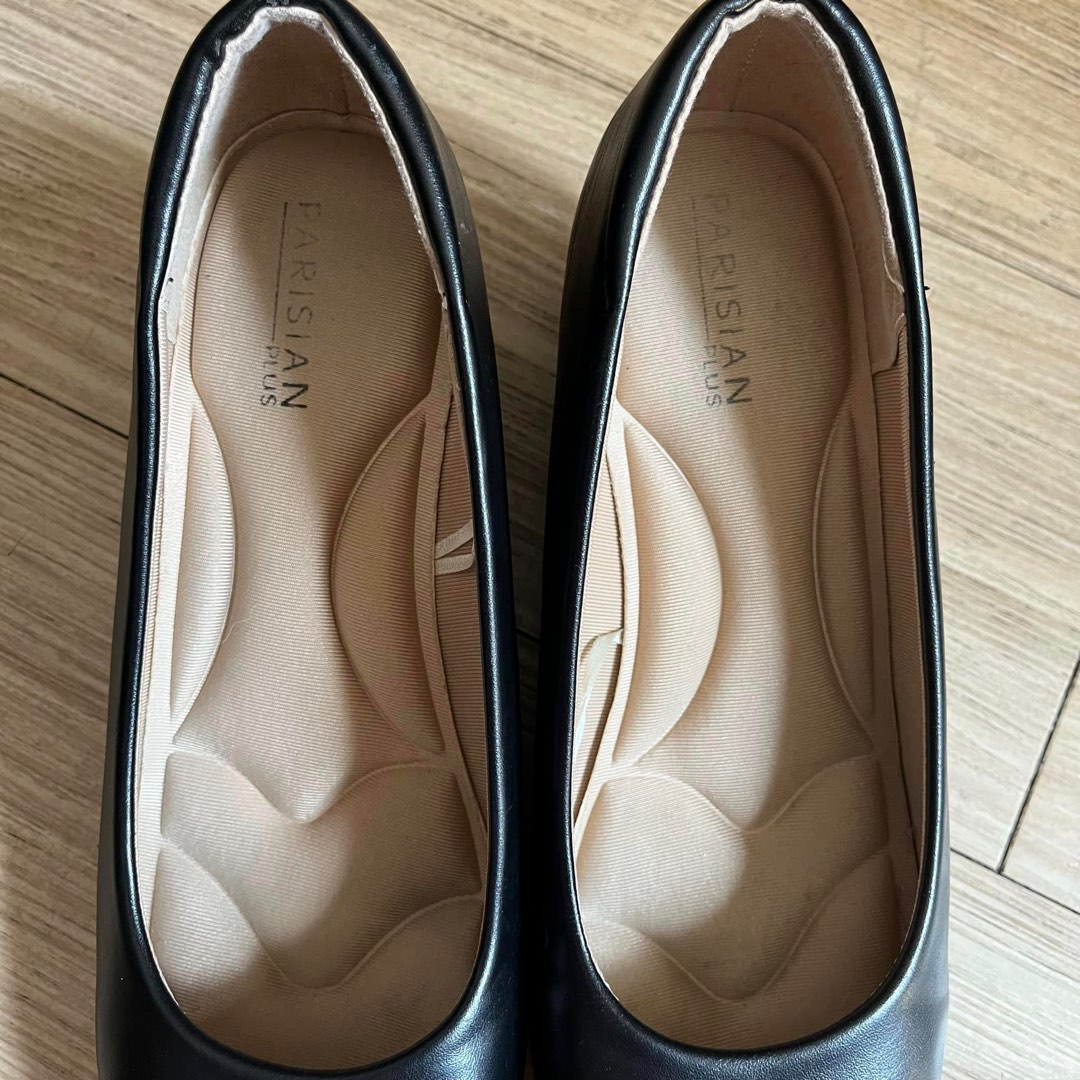 Parisian plus+ Black Shoes, Women's Fashion, Footwear, Sandals on Carousell