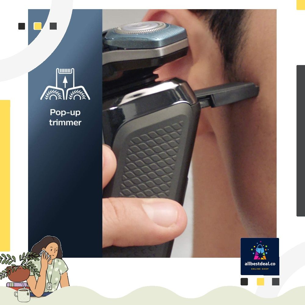 Philips Norelco Shaver 7700, Rechargeable Wet & Dry Electric Shaver ...