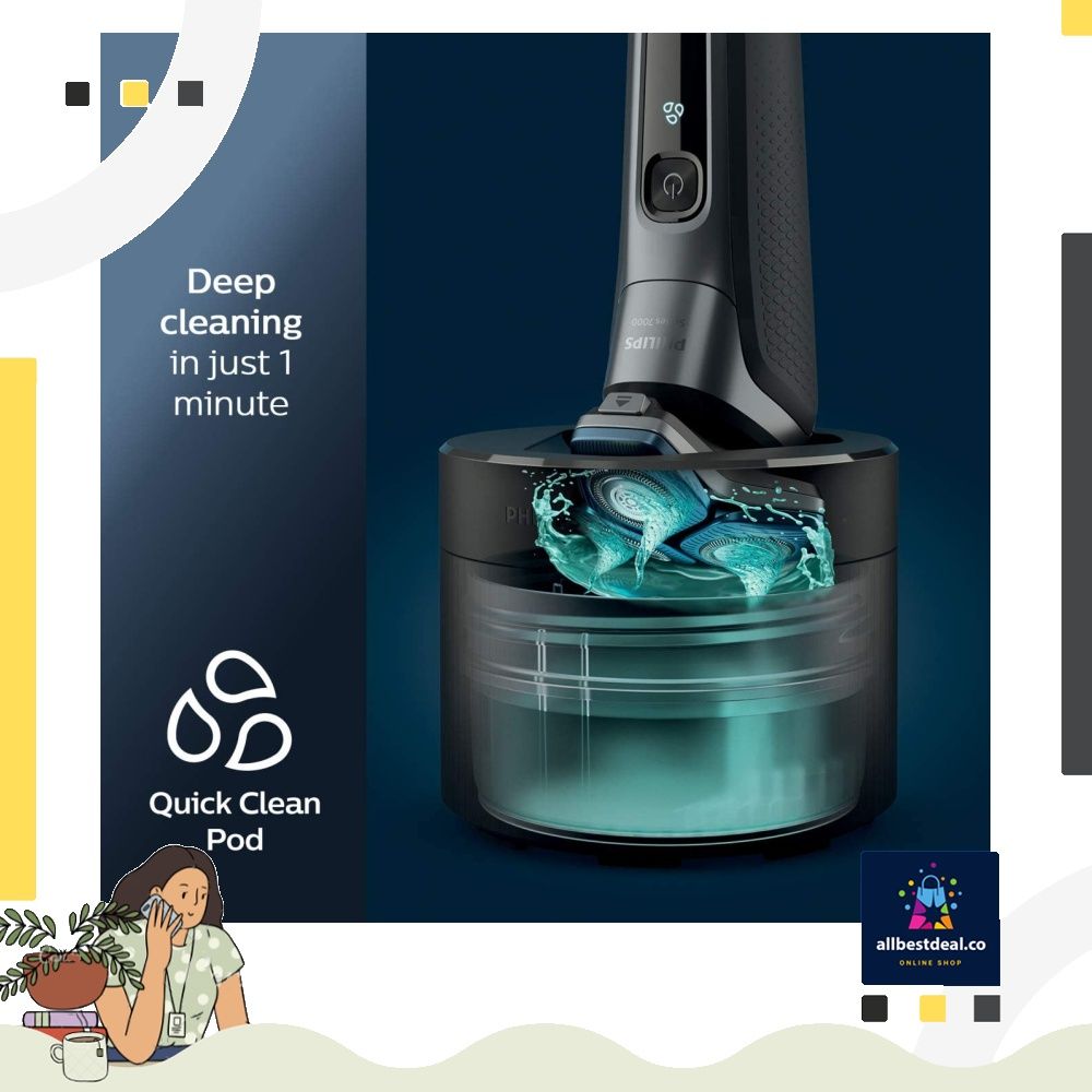 Philips Norelco Shaver 7700, Rechargeable Wet & Dry Electric Shaver ...