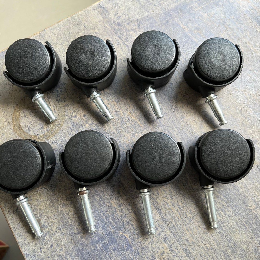 Plastic wheels for drawer cabinet, Furniture & Home Living, Furniture ...