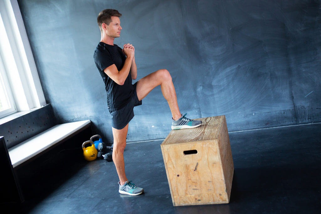 Plyometric Box Jump workout (wood), Sports Equipment, Exercise ...
