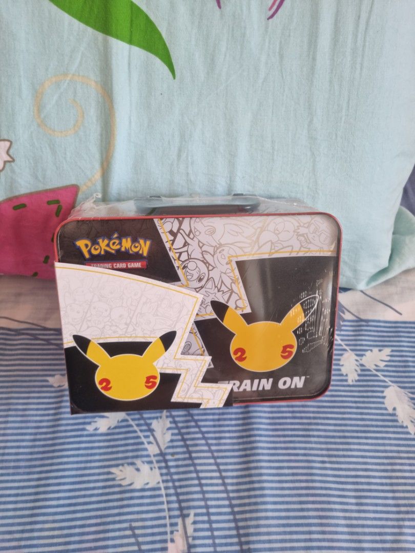 Pokemon 25th Anniversary Celebrations Collector Chest Lunch Box ...