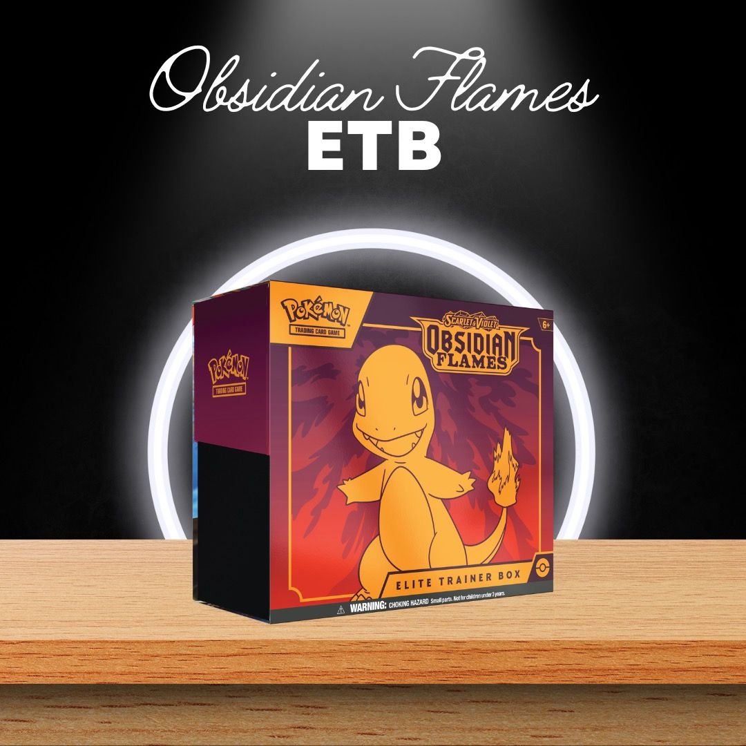 Pokemon TCG SV03 Obsidian Flame Etb Elite Trainer Box, Hobbies & Toys ...