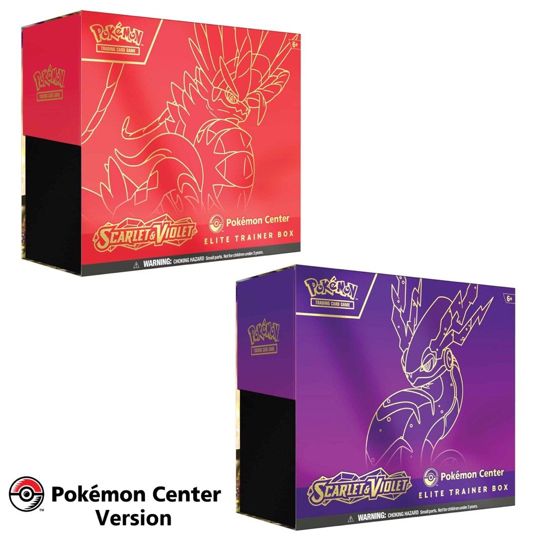 Pokemon TCG Scarlet Violet ETB Pokemon Center Edition, Hobbies & Toys ...