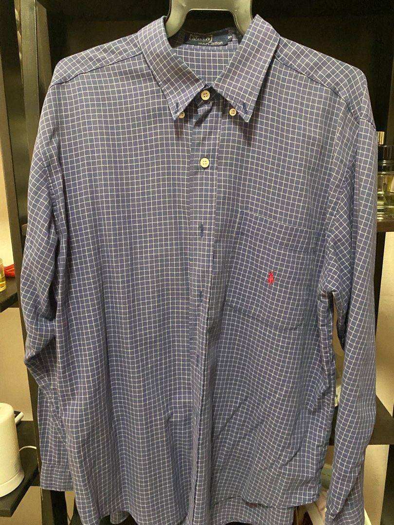 Polo Ralph Lauren Button up, Men's Fashion, Tops & Sets, Tshirts & Polo ...