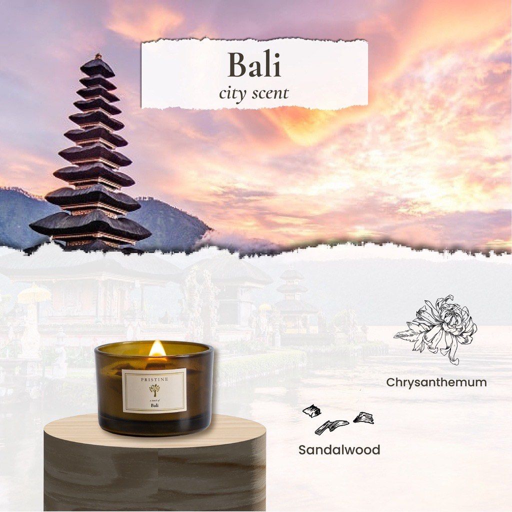 Pristine Candle - Bali, Taipei & Honolulu Scent (BNIB), Furniture & Home Living, Home Fragrance ...