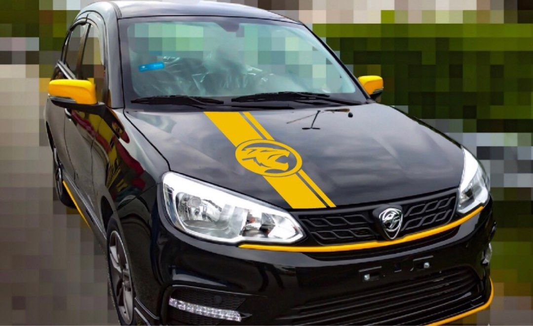 PROTON BONNET STICKER BONNET STICKER PROTON X50 STICKER PROTON STICKER ...