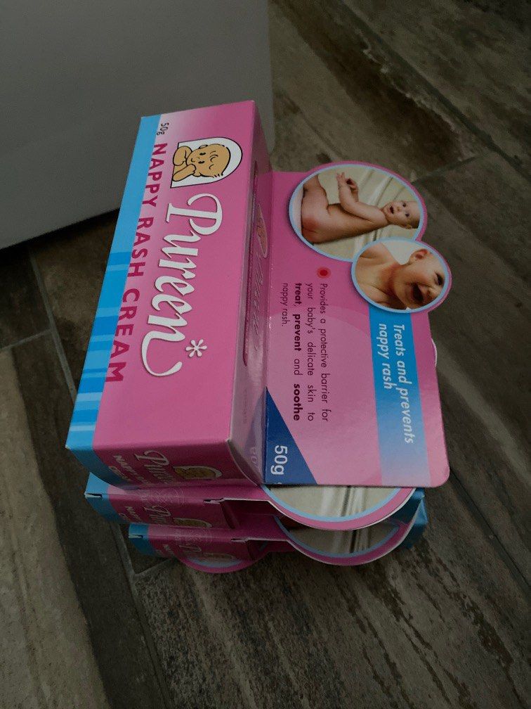 Pureen Nappy Rash Cream ( Diaper rash cream ), Babies & Kids, Bathing ...