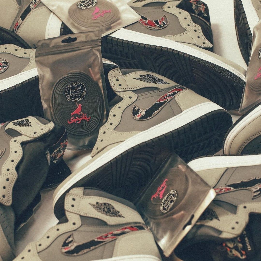 Ultra Rare! Air Jordan 1 "Pigeon Fury" by STAPLE x SBTG (2023) Families ...