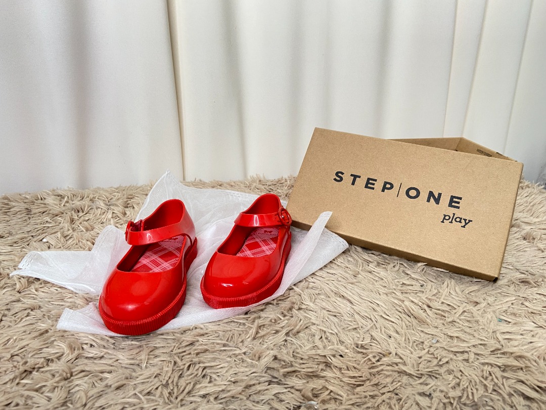 Red Ruby Latex Shoes Zaxy Mina by Ipanema, Babies & Kids, Babies & Kids ...