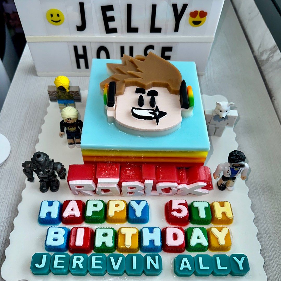 Roblox jelly agar agar cake, Food & Drinks, Homemade Bakes on Carousell