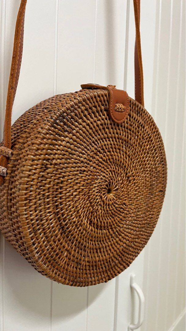 Rotan circle bag, Women's Fashion, Bags & Wallets, Cross-body Bags on ...