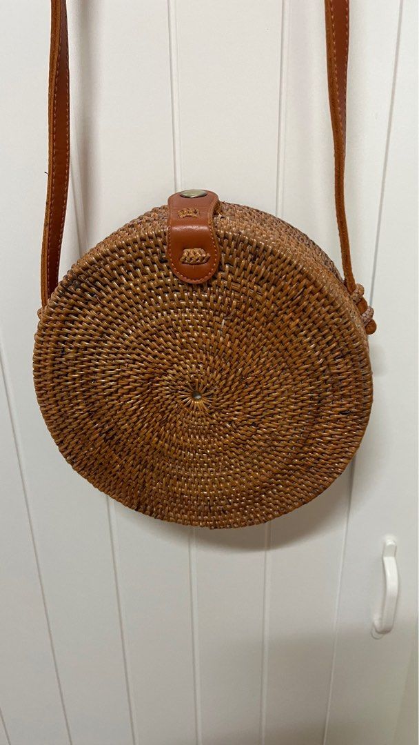 Rotan circle bag, Women's Fashion, Bags & Wallets, Cross-body Bags on ...