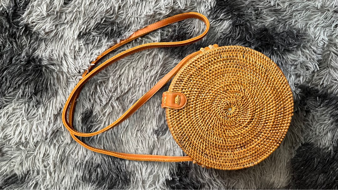 Rotan circle bag, Women's Fashion, Bags & Wallets, Cross-body Bags on ...