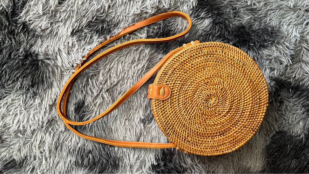 Rotan circle bag, Women's Fashion, Bags & Wallets, Cross-body Bags on ...