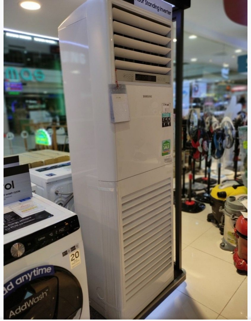 SAMSUNG FLOOR MOUNTED INVERTER AIRCON, TV & Home Appliances, Air ...