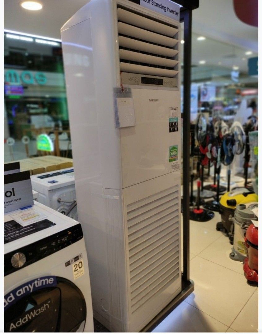 SAMSUNG FLOOR MOUNTED INVERTER AIRCON, TV & Home Appliances, Air ...