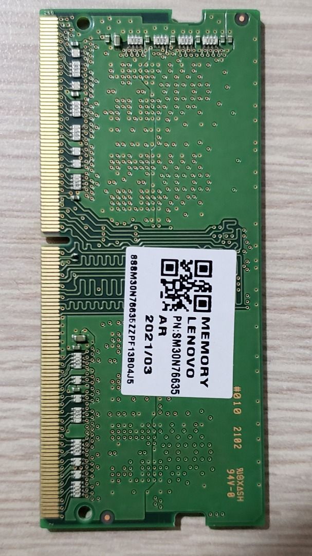 SAMSUNG NOTEBOOK RAM DDR4 4G 3200MHz, 電腦＆科技, 手提電腦 - Carousell