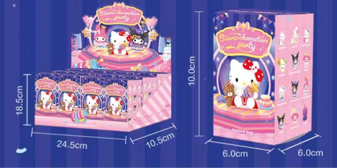 SANRIO Party POPMART / FULL SET / SINGLE BLIND BOX / ABLE TO CHOOSE ...