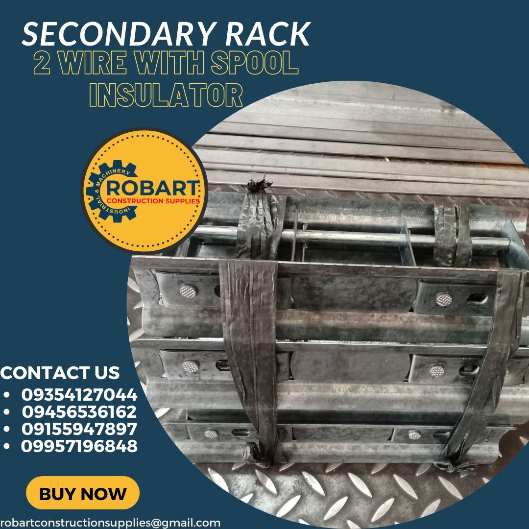 Secondary rack 2wire With spool insulator on Carousell