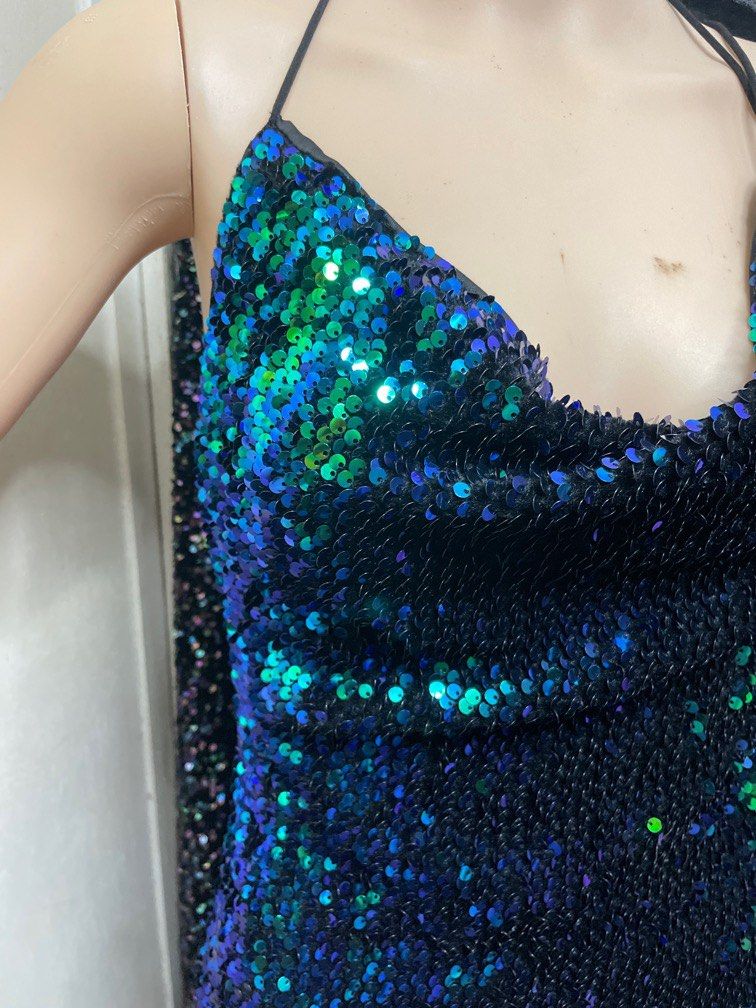 Sequence green, Women's Fashion, Dresses & Sets, Evening dresses ...