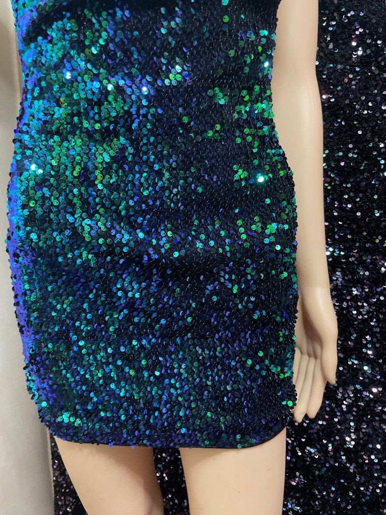 Sequence green, Women's Fashion, Dresses & Sets, Evening dresses ...