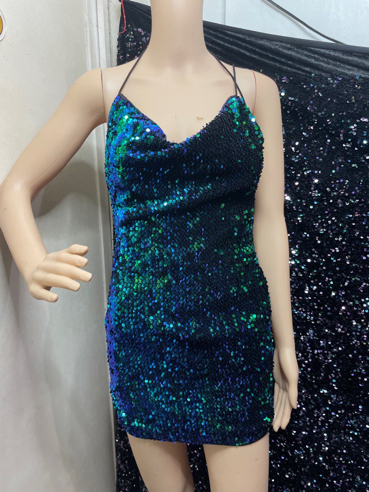 Sequence green, Women's Fashion, Dresses & Sets, Evening dresses ...