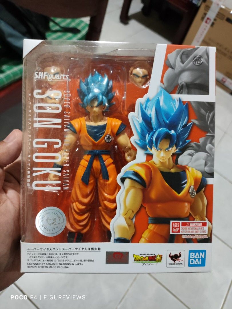 SHF SSGSS God Blue Son Goku - Dragon Ball Super: Broly - (Bandai Tamashii Nations SHFiguarts) on ...