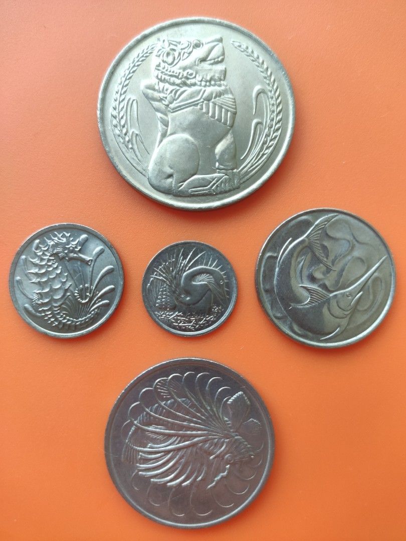 Singapore first series coins, Hobbies & Toys, Memorabilia ...