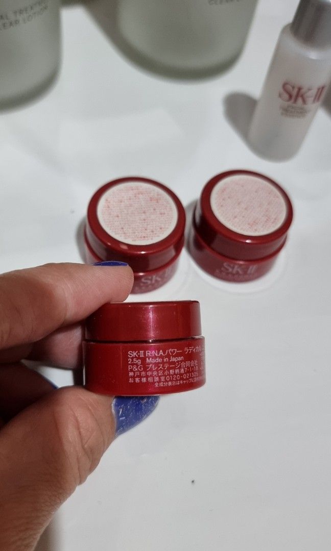 SK II BOTOL KOSONG RNA POWER 2,5g, Kesehatan & Kecantikan, Kulit, Sabun & Tubuh di Carousell
