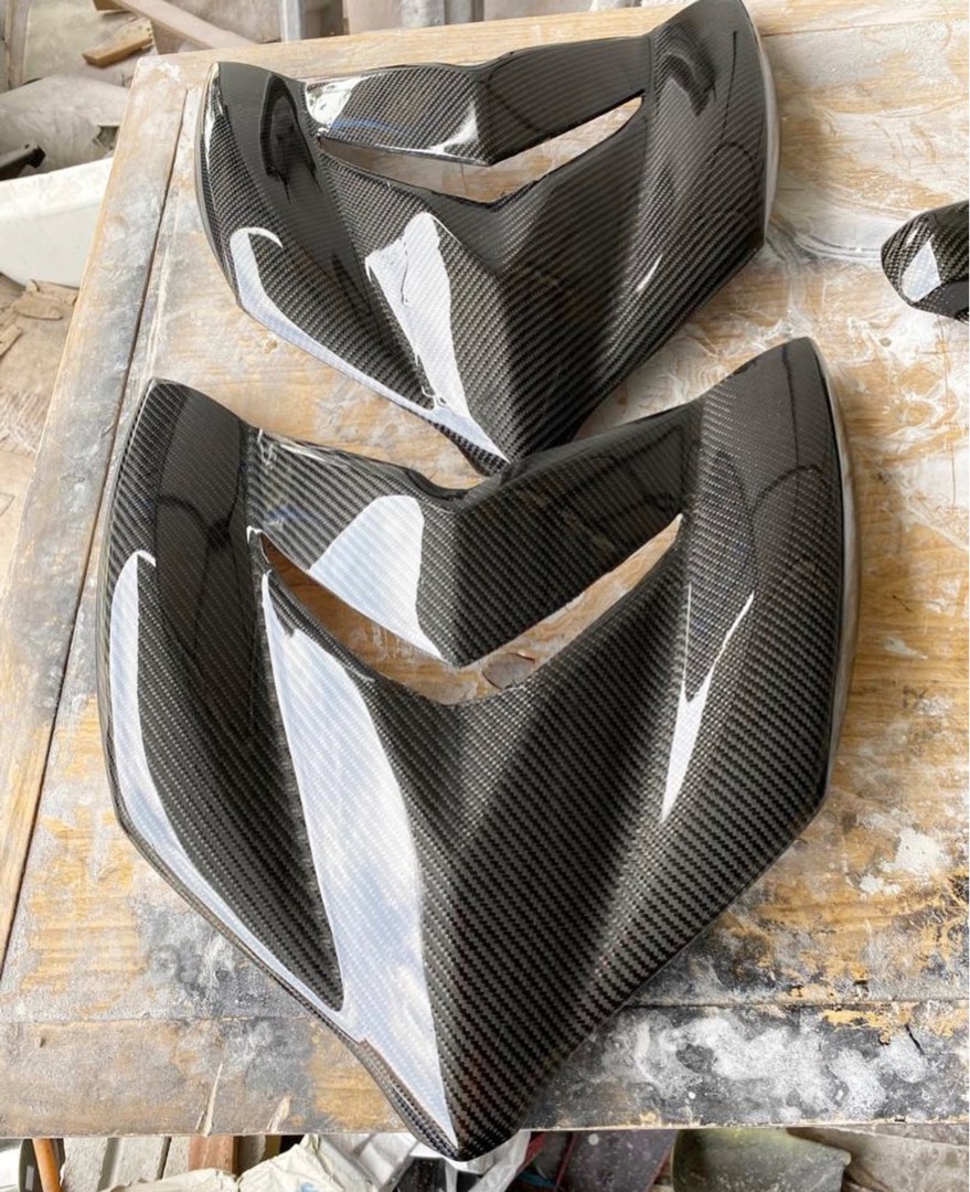 Sniper v1/v2 carbon Kevlar front panel (Can Request for hole bracket ...