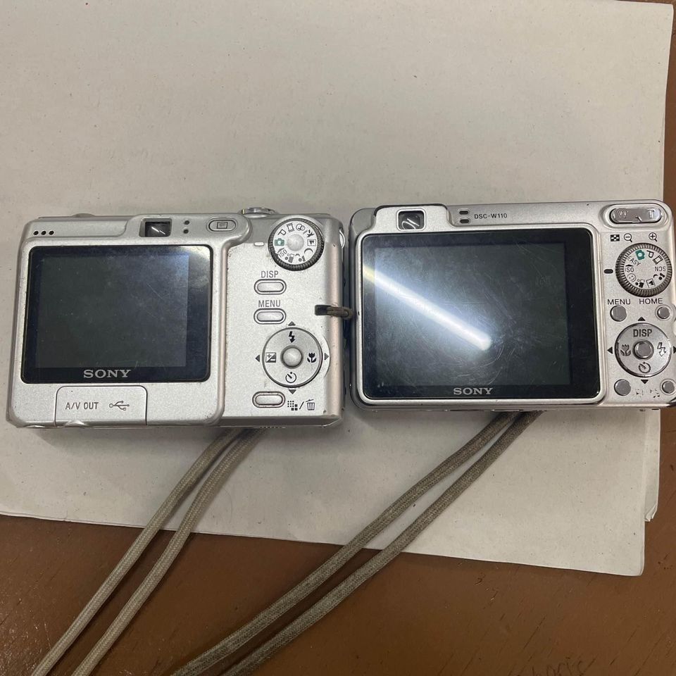 Sony Cybershot DSC w-110 & DSC w-35, Photography, Cameras on Carousell