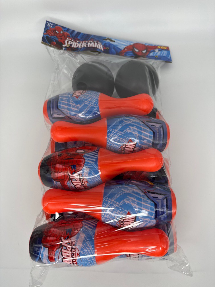 Spider-Man bowling kids set, Hobbies & Toys, Toys & Games on Carousell