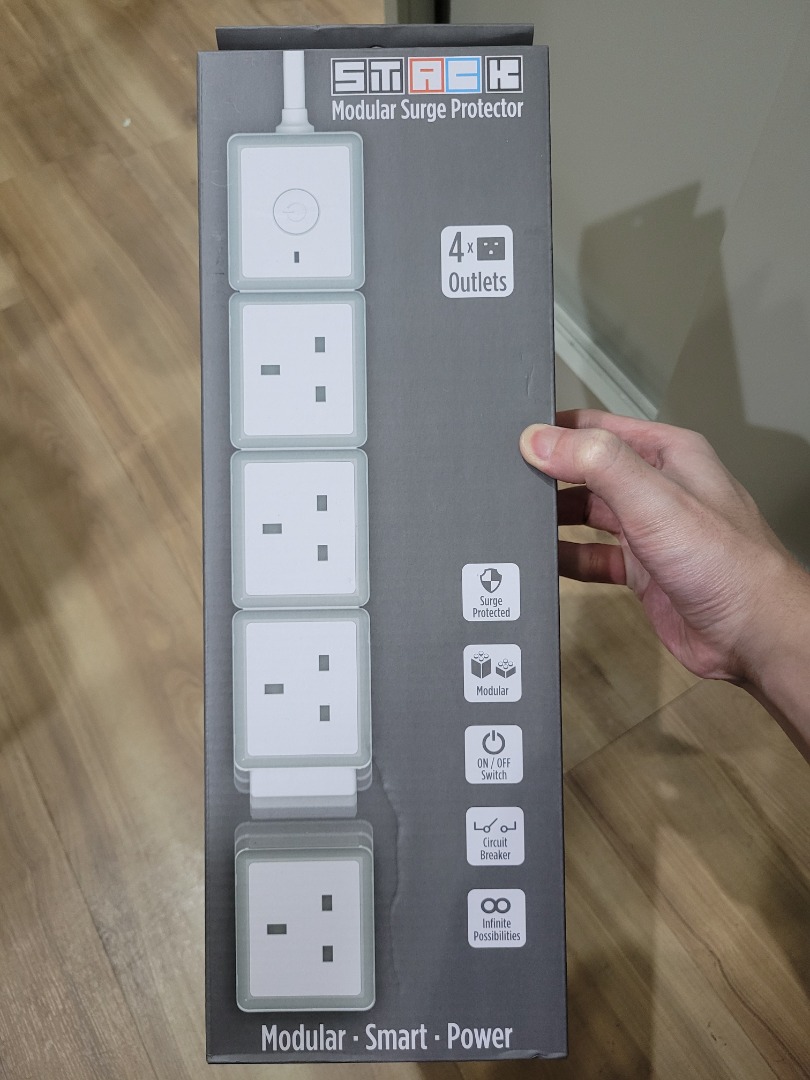 STACK MODULAR SURGE PROTECTOR, TV & Home Appliances, Electrical ...