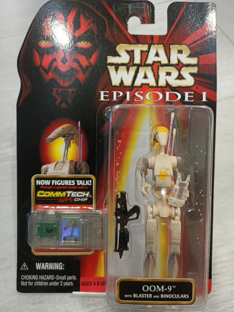 Star Wars 3.75" Episode I Battle Droid OOM-9 Queem Amidala Darth Maul ...