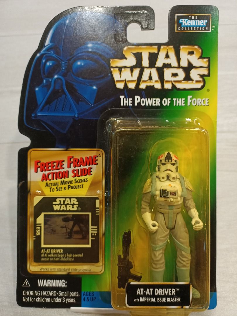 Star Wars POTF 3.75" Darth Vader ATAT Driver Pote Snikin Freeze Frame ...