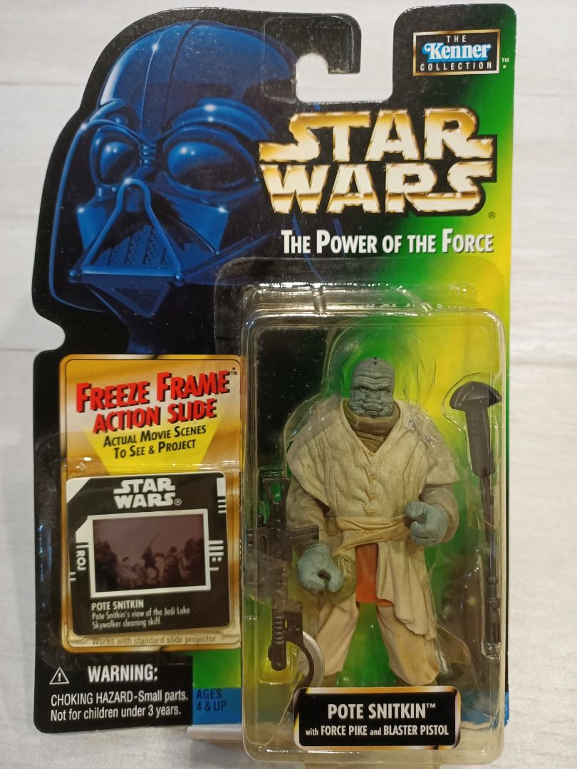 Star Wars POTF 3.75" Darth Vader ATAT Driver Pote Snikin Freeze Frame ...