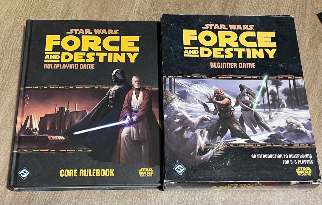 Star Wars RPG - Force and Destiny boxed set and core book, Hobbies ...