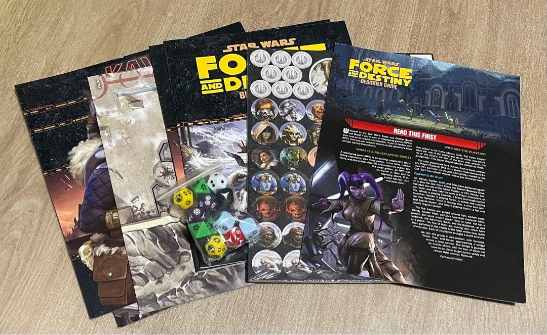 Star Wars RPG - Force and Destiny boxed set and core book, Hobbies ...