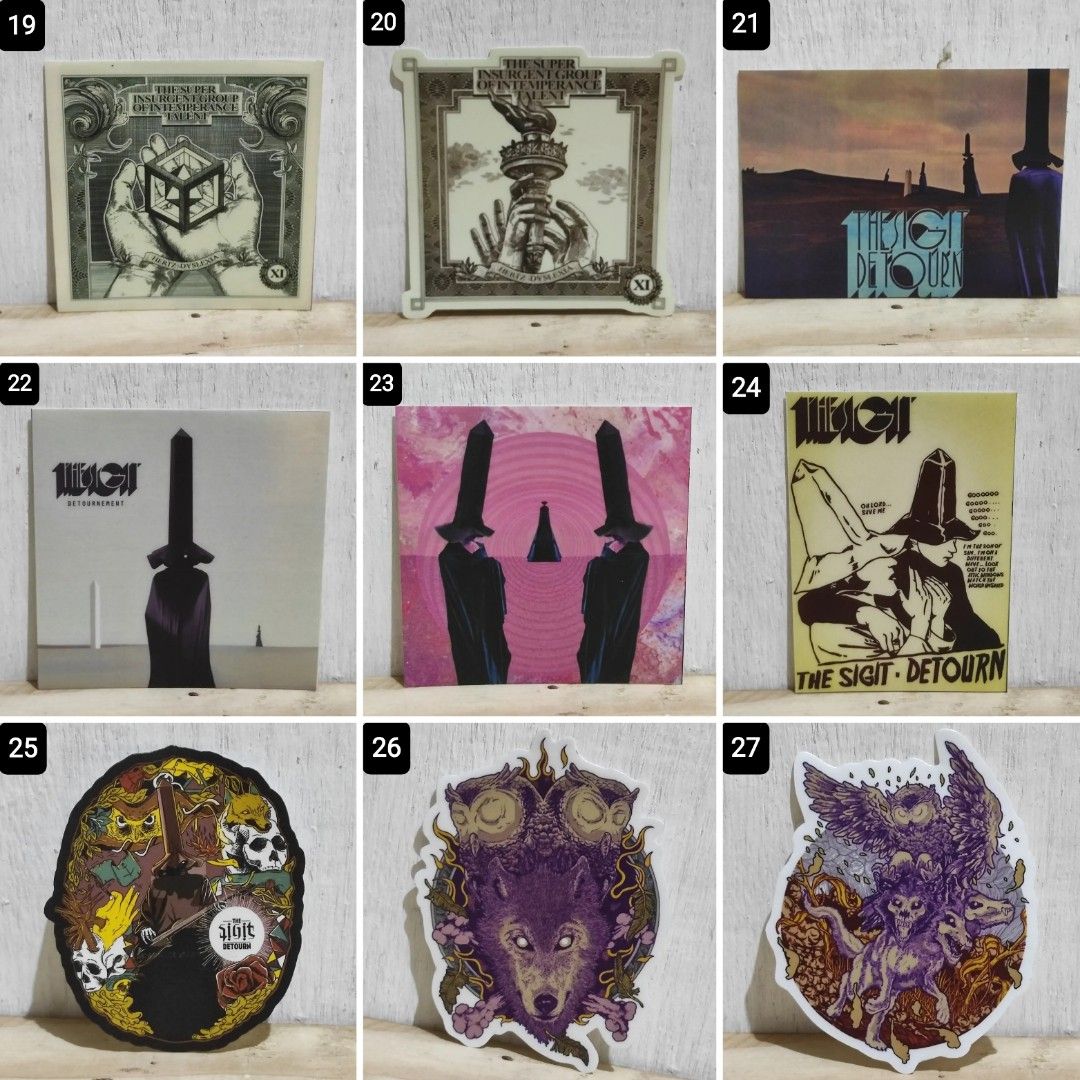 Stiker THE SIGIT (Bahan Vinyl) Rock N Roll Band, Barang Yang Dicari di ...