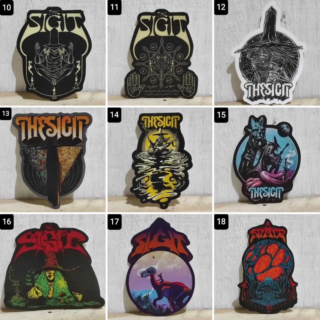 Stiker THE SIGIT (Bahan Vinyl) Rock N Roll Band, Barang Yang Dicari di ...